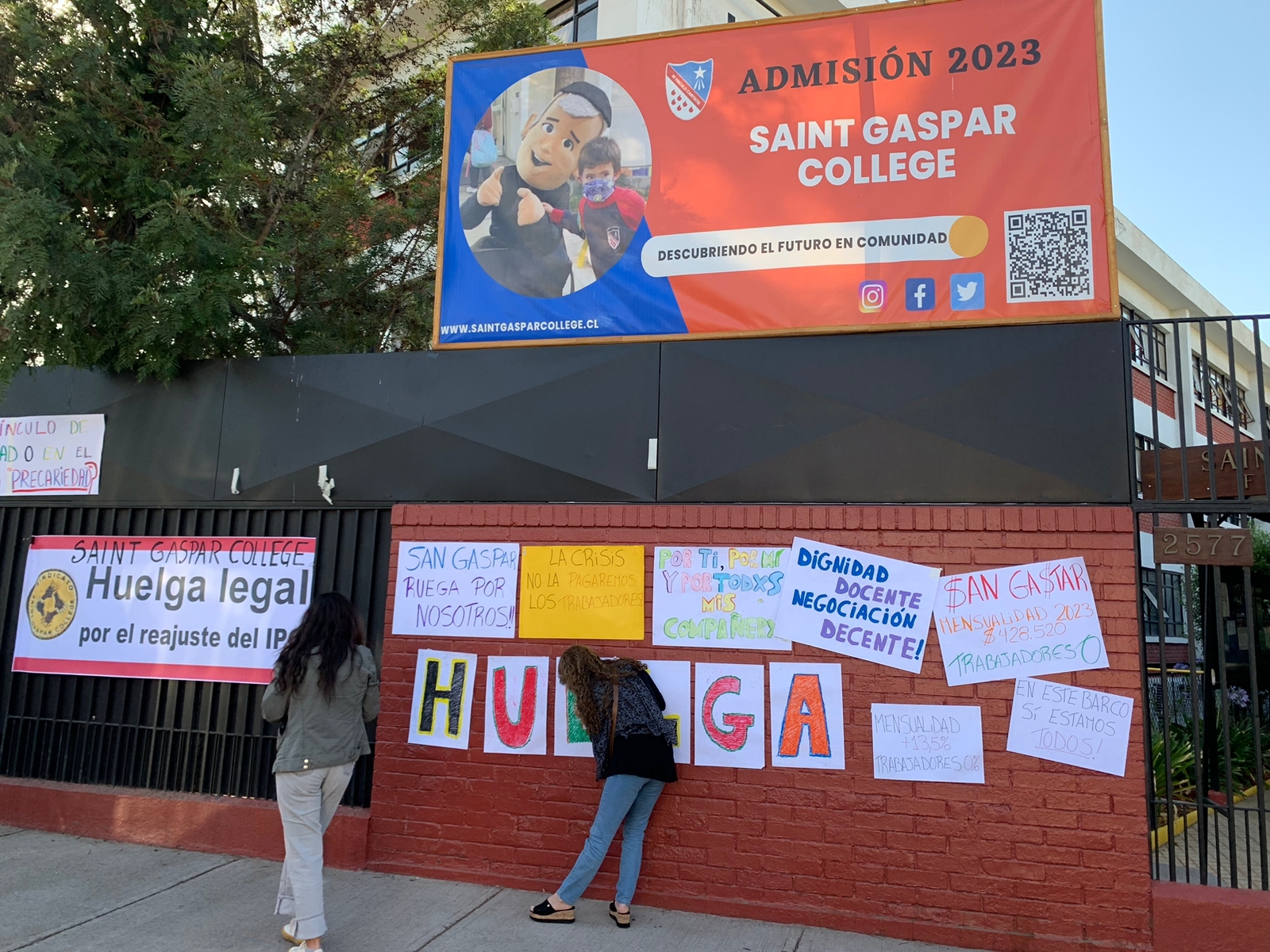 ÑUÑOA: SINDICATO DEL COLEGIO SAN GASPAR COLLEGE EXIGE UNA NEGOCIACIÓN ...