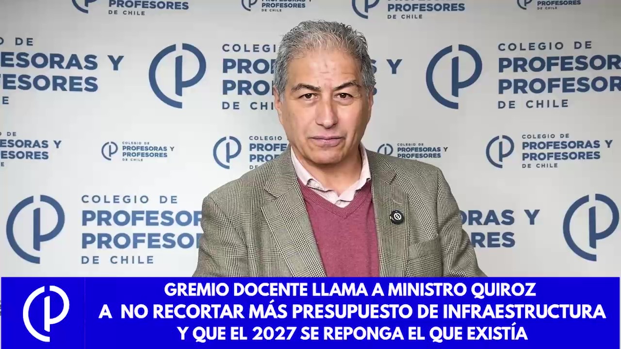 GREMIO DOCENTE LLAMA A MINISTRO QUIROZ A NO RECORTAR MÁS PRESUPUESTO DE ...